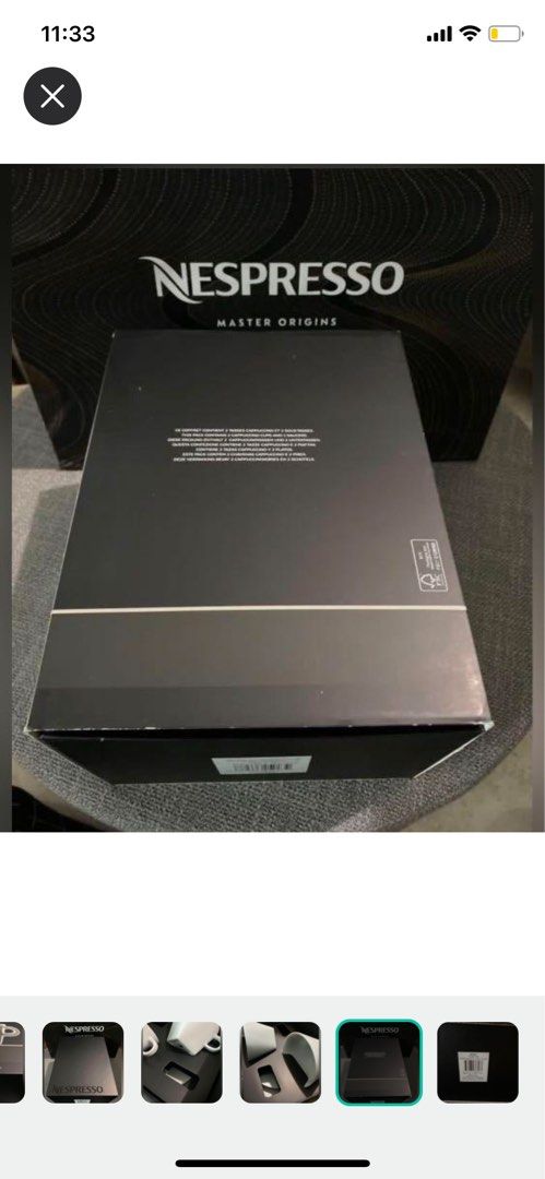 Bnib Nespresso Pure Collection Cappuccino Cups And Saucers Set Furniture
