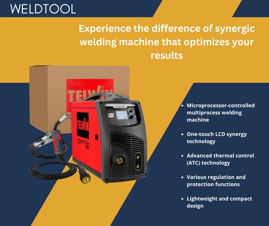 TELWIN MIG TIG STICk Synergic Welding Machine, Commercial & Industrial ...