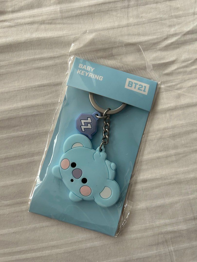 BT21 OFFICIAL SILICON KOYA BABY KEYRING, Hobbies & Toys, Memorabilia & Collectibles, Fan ...