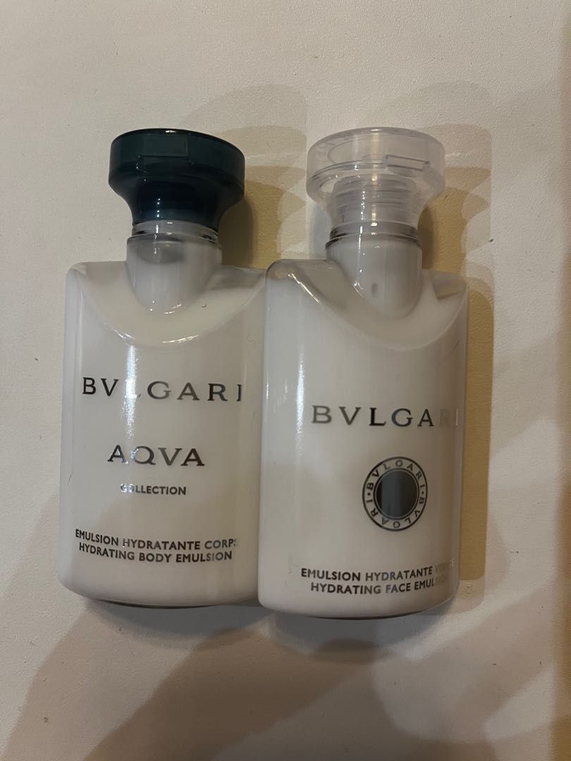 BVLGARI mini face and body emulsion, Beauty & Personal Care, Bath ...