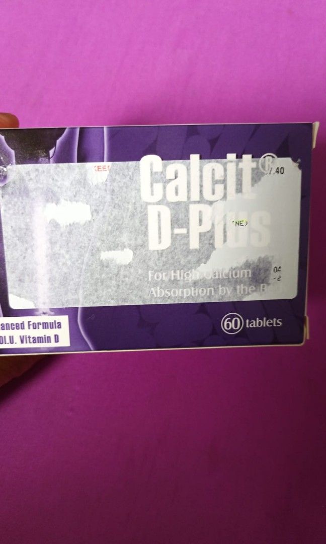 Calcium D-Plus, Health & Nutrition, Health Supplements, Vitamins ...