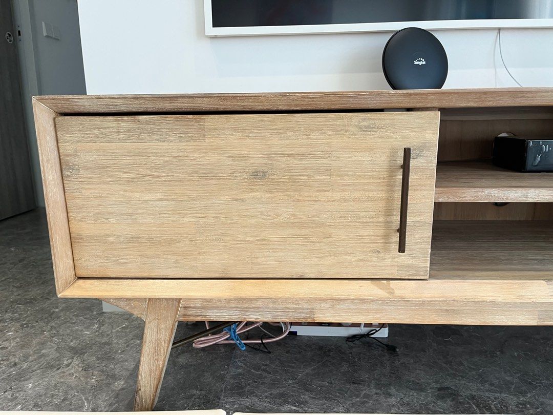 Castlery Wooden TV Console, Furniture & Home Living, Furniture, TV ...