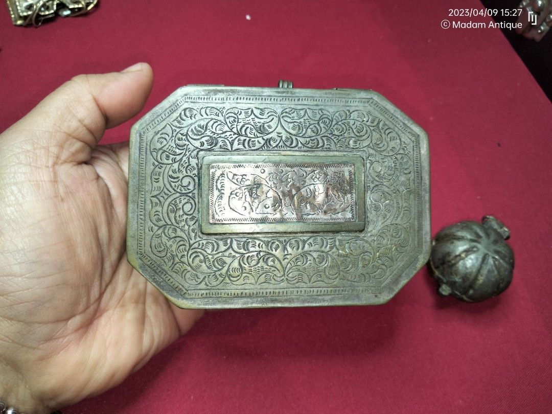 Celepa Perak Lama (segi 4 Saiz besar), Hobbies & Toys, Collectibles ...