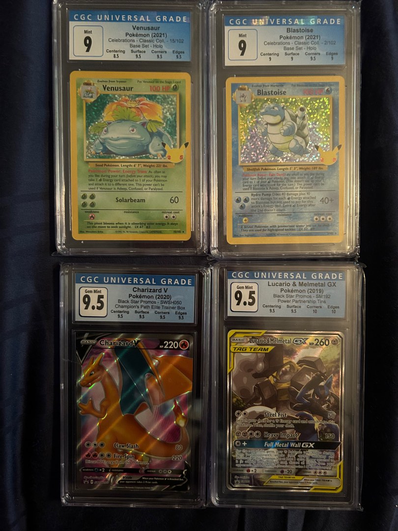 CGC 9 & CGC 9.5 Pokemon Slabs, Hobbies & Toys, Toys & Games on Carousell
