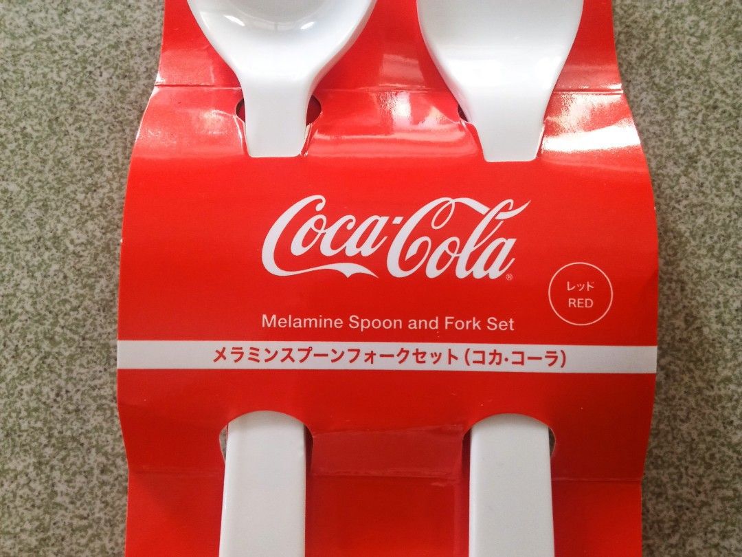 Coca-Cola Melamine Spoon and Fork Set., Hobbies & Toys, Collectibles ...