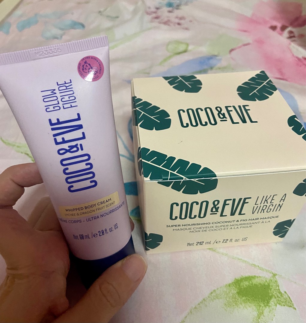 Coco & Eve hair masque and whipped body cream, Beauty & Personal Care ...