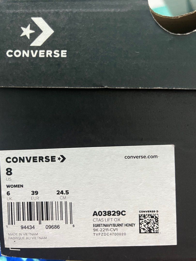 Converse Ctas Lift Ox, Women's Fashion, Footwear, Sneakers on Carousell