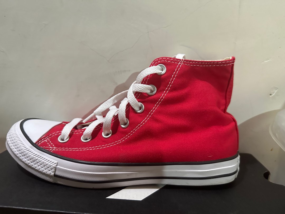 CONVERSE ORIGINAL RED HIGH CUT on Carousell