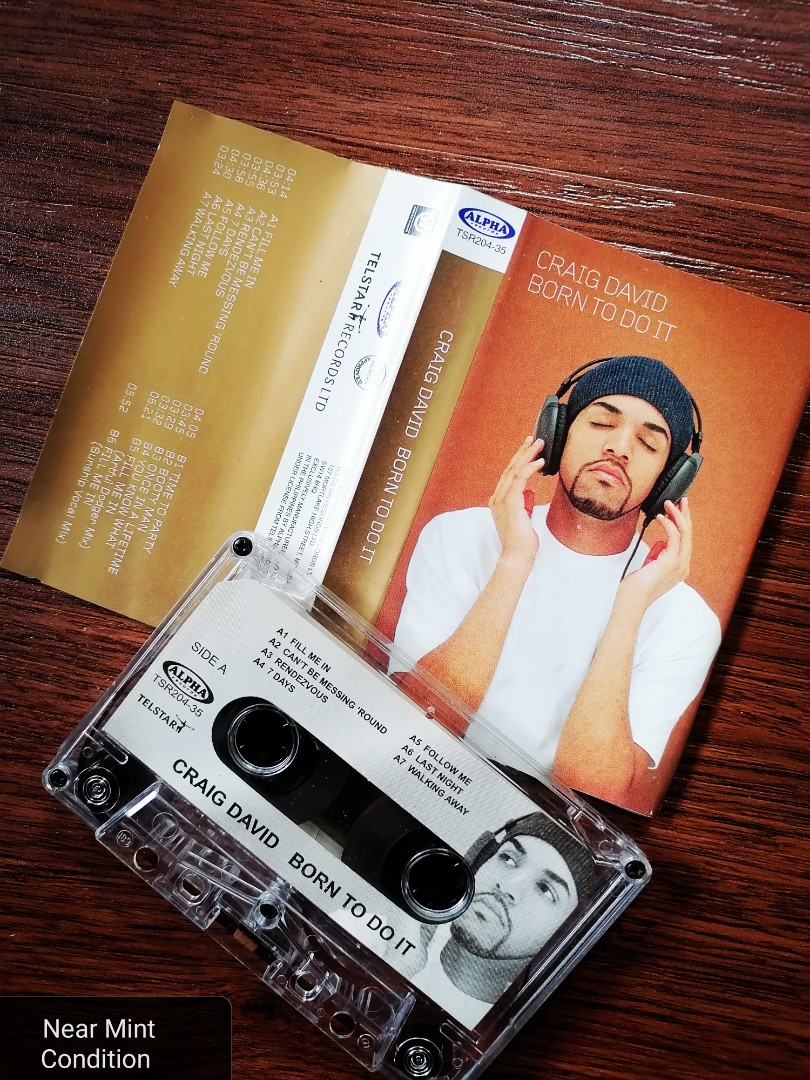 Craig David Born to Do It Cassette Tape Original Cassette Tapes Vintage ...