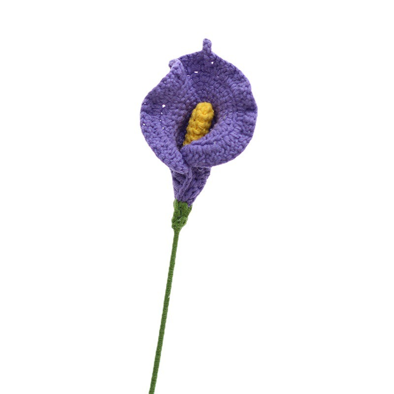 Crocheted Single Flower Lilia Purple, Hobbies & Toys, Stationary ...
