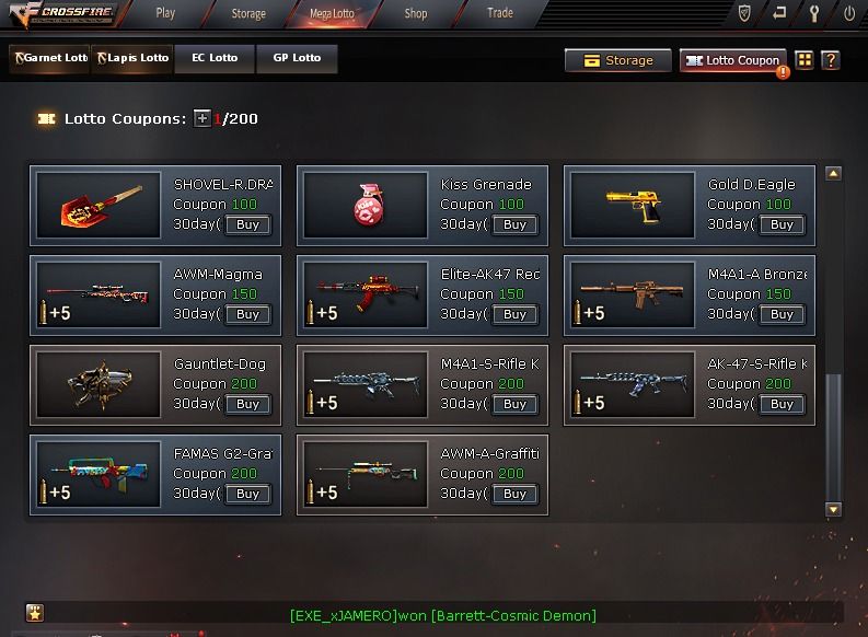 CrossFire PH Fresh Account with 3VIP + SPOP-X on Carousell