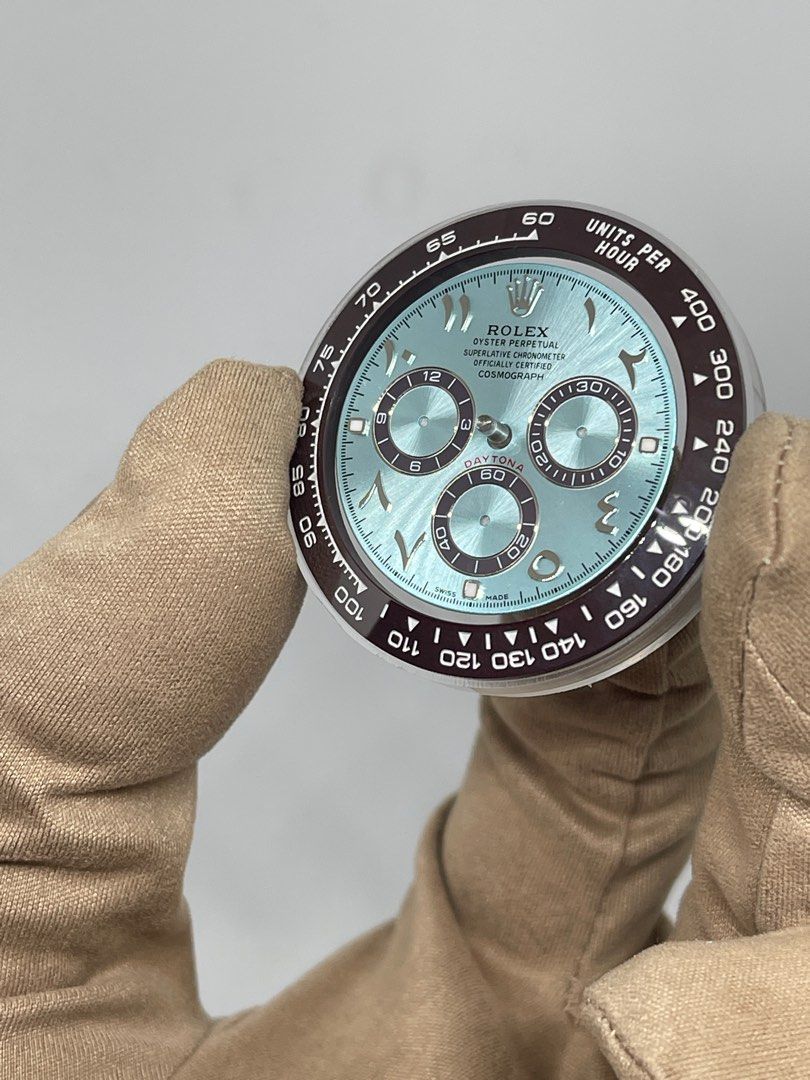 Custom Made Habibi Arabic Dial + Ceramic OR Moistannite Stone m Bezel ...