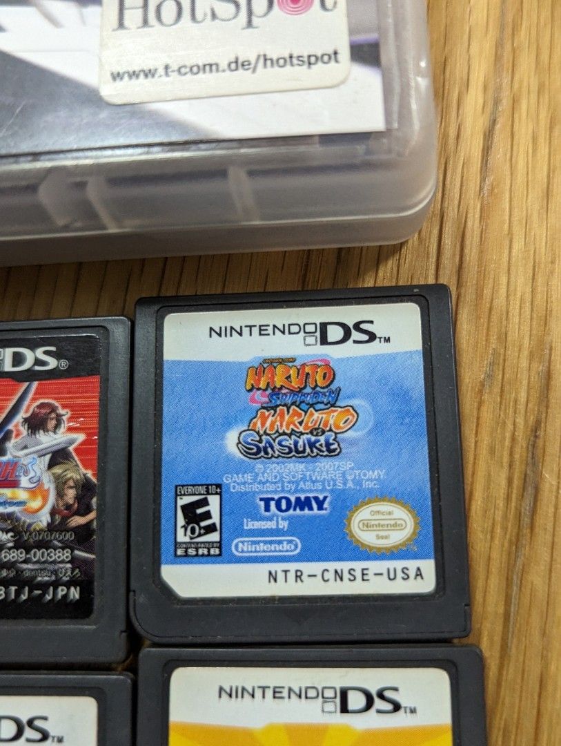 DS Nintendo games starfox command Naruto Sasuke brain age bleach third ...