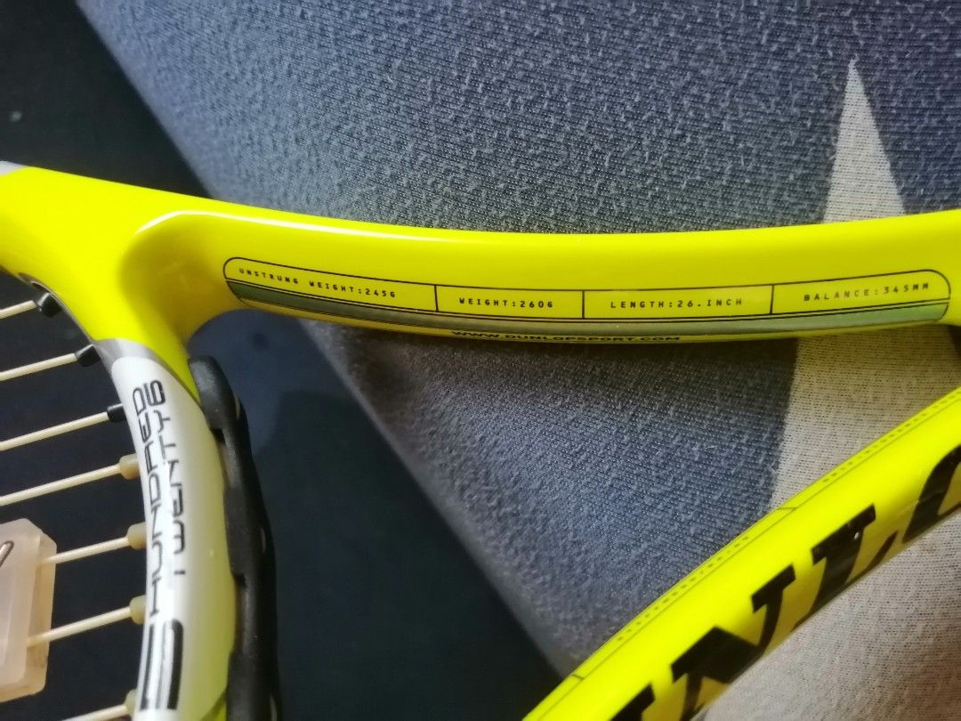 Dunlop Tennis Rocket, Sports Equipment, Sports & Games, Racket and Ball ...