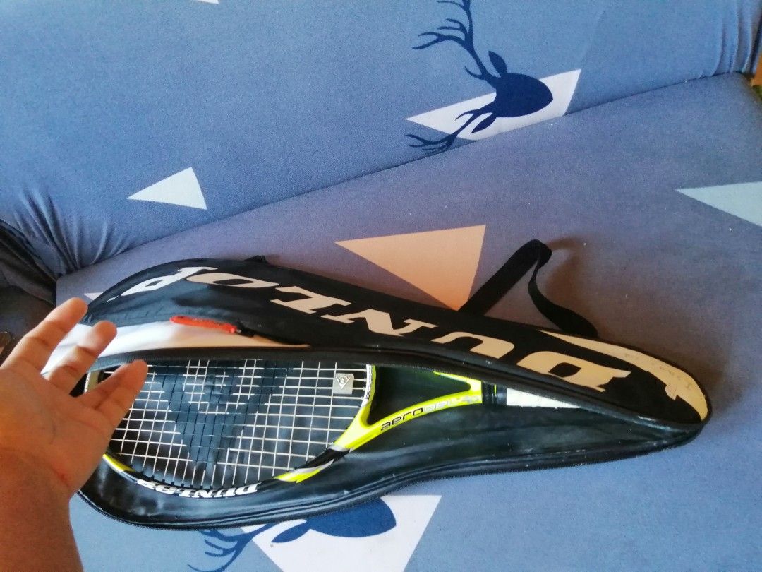 Dunlop Tennis Rocket, Sports Equipment, Sports & Games, Racket and Ball ...