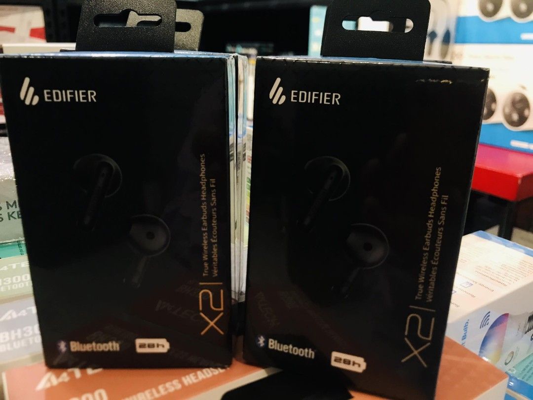 ⚡Edifier X2 True Wireless Earbuds Headphones Bluetooth Black, Audio ...
