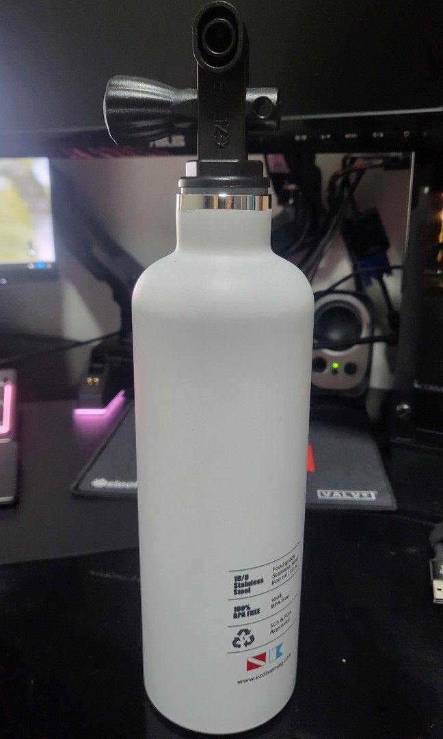 EZ Dive Scuba Tank Water Bottle 600ml on Carousell