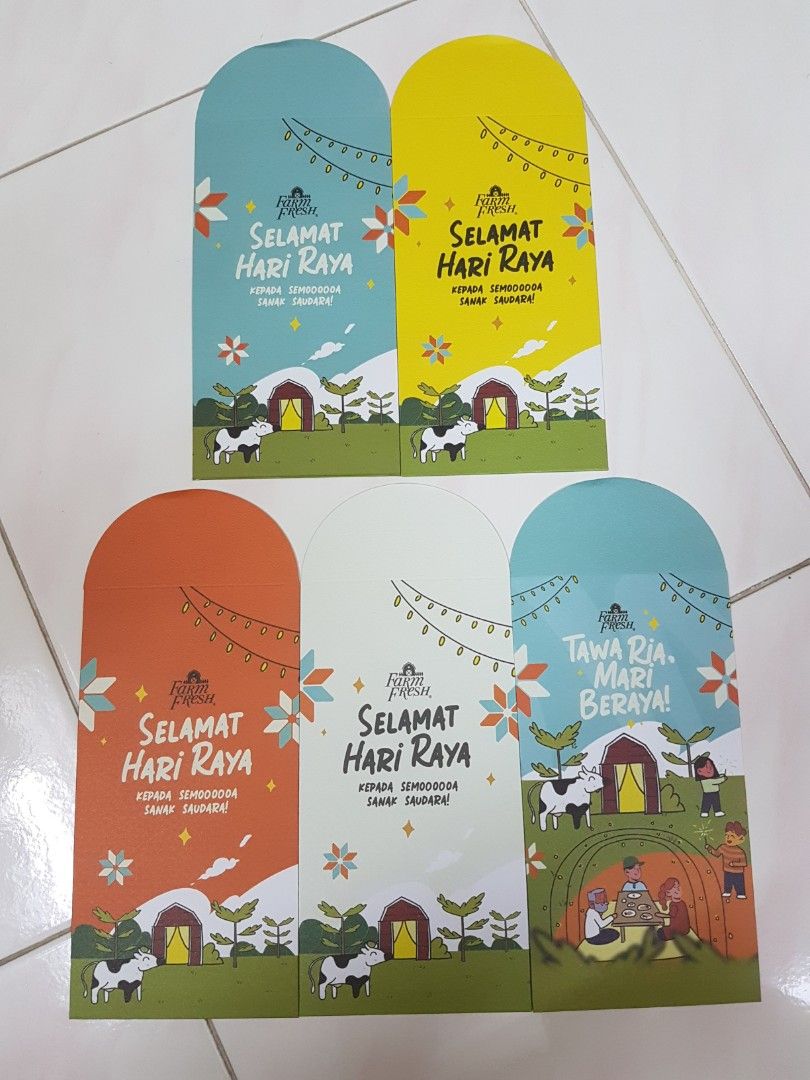 Farm Fresh Raya 2023 (1pack 5pcs), Hobbies & Toys, Stationery & Craft ...