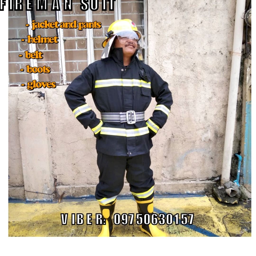 FIREMAN SUIT, Men's Fashion, Coats, Jackets and Outerwear on Carousell