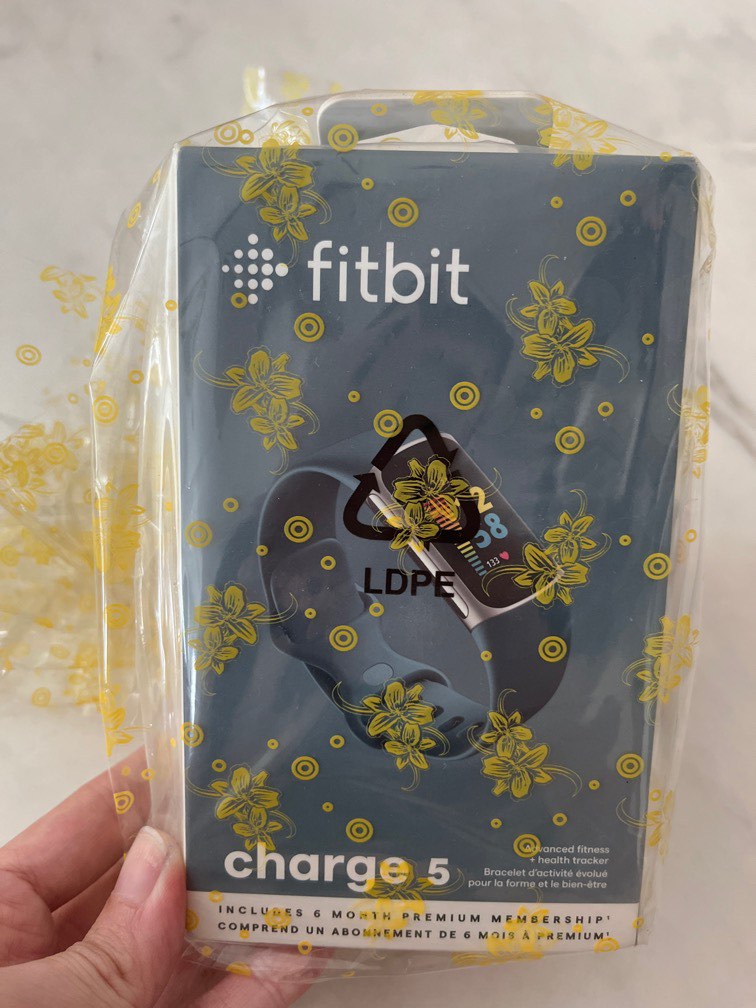 Fitbit charge 5 steel blue, Mobile Phones & Gadgets, Wearables & Smart ...