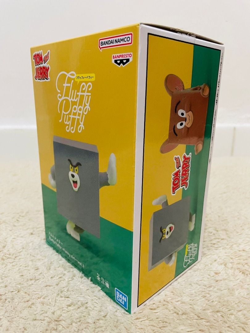 Fluffy Puffy TOM and JERRY Tom&Jerry Funny Art vol.1 Tom figure 公仔 標準盒 ...