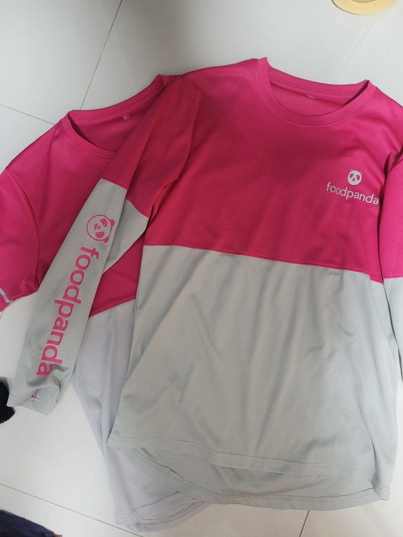 FREE food panda uniform, Men's Fashion, Activewear on Carousell
