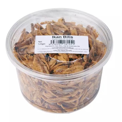 Golden Crisp Fried Anchovy Ikan Bilis Traditional Nonya Seafood Fish ...