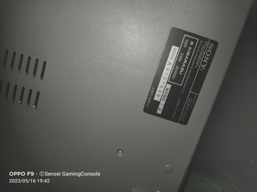 FS PS1 Fat SCPH-5000(Modified) (220v) Complete (5,000), Video Gaming ...