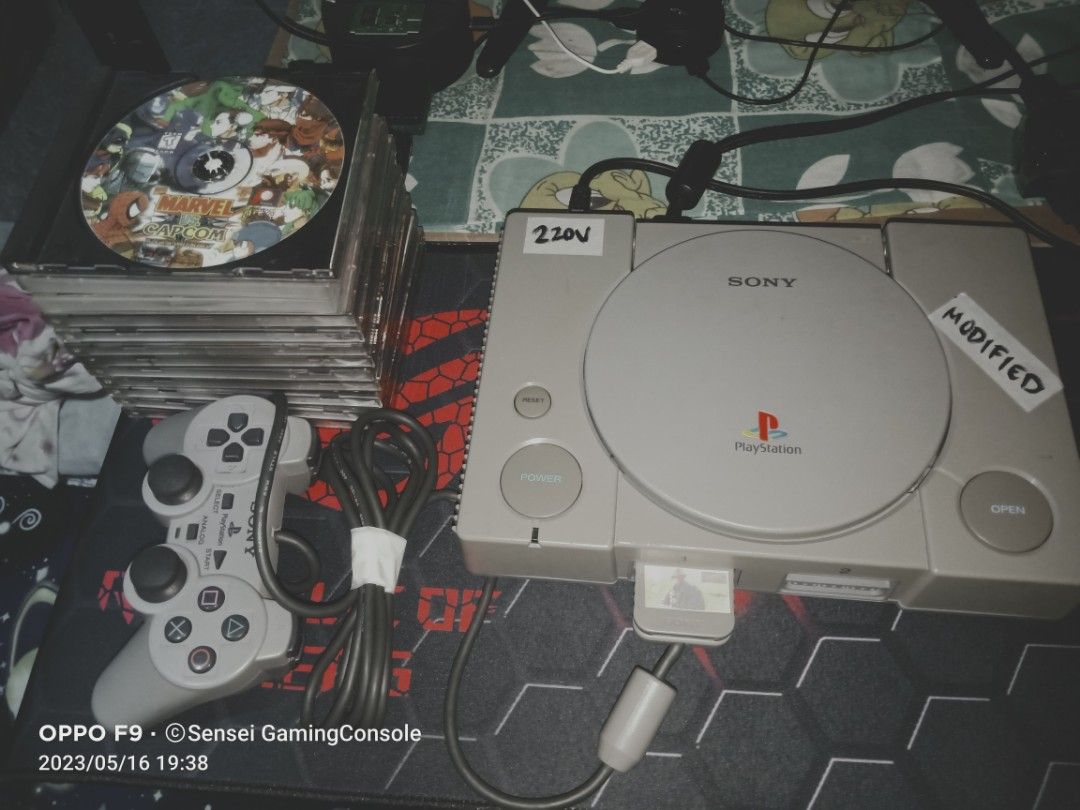 FS PS1 Fat SCPH-5000(Modified) (220v) Complete (5,000), Video Gaming ...