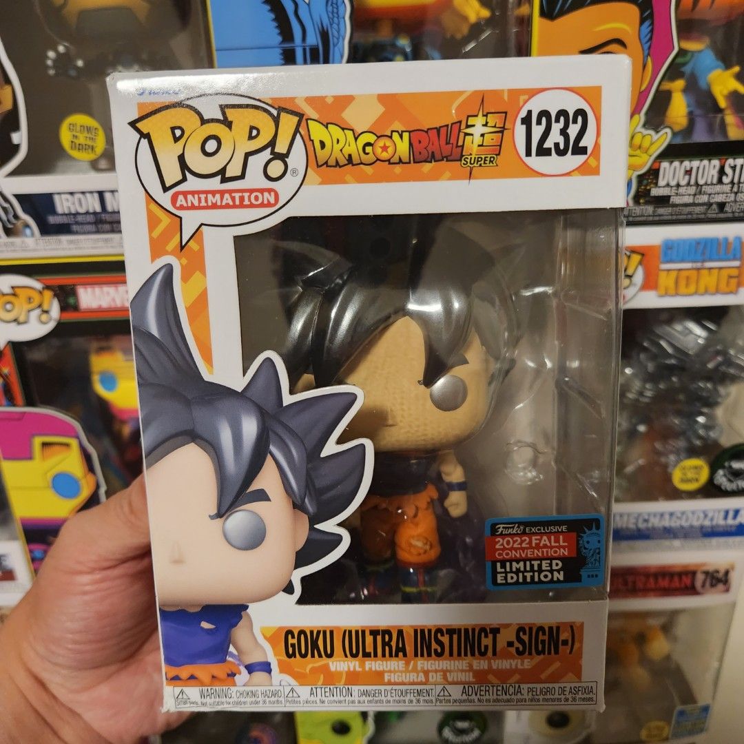 Funko Goku Ultra Instinct sign, Hobbies & Toys, Toys & Games on Carousell