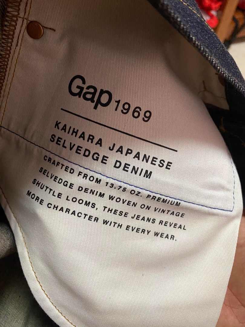 GAP KAIHARA SELVEDGE RAW JEAN, Men's Fashion, Bottoms, Jeans on Carousell