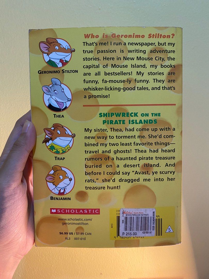 Geronimo Stilton #18: Shipwreck on the Pirate Islands, Hobbies & Toys ...