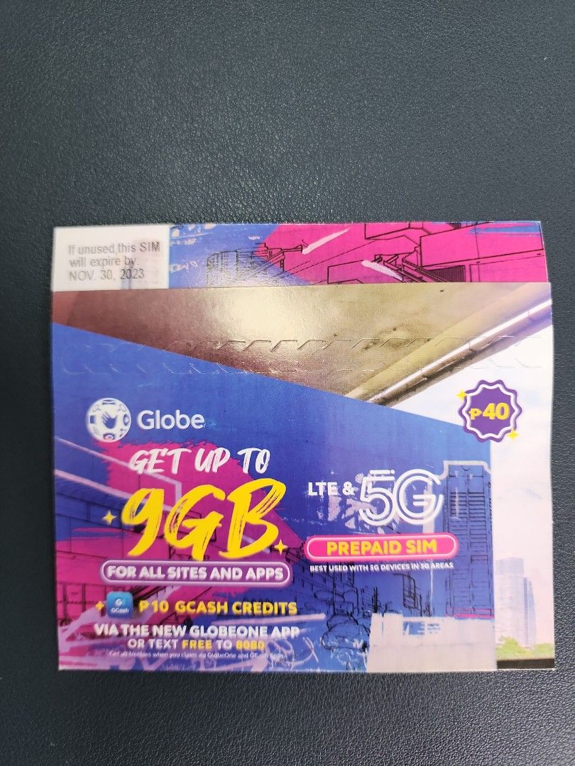 Globe Prepaid SIM LTE & 5G, Mobile Phones & Gadgets, Mobile & Gadget ...