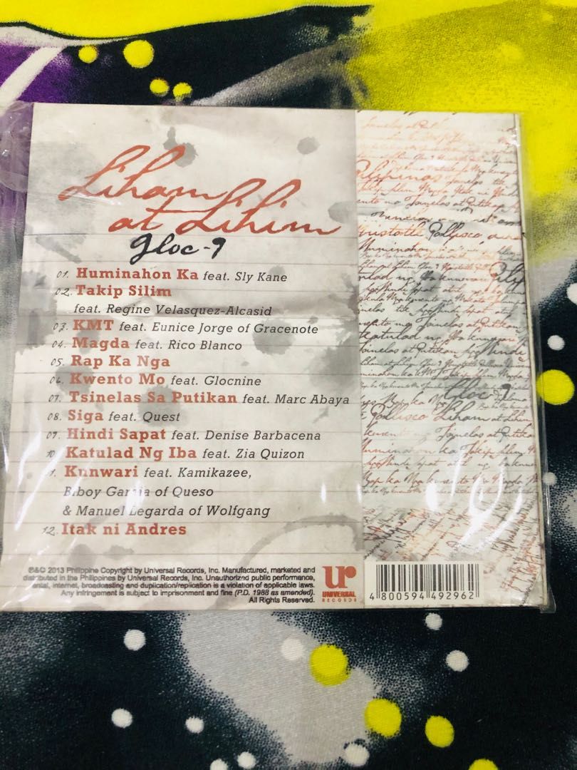 Gloc 9 cd and book, Hobbies & Toys, Music & Media, CDs & DVDs on Carousell