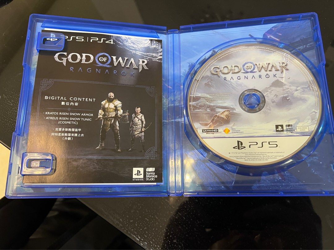 God Of War Ragnarok (physical disk), Video Gaming, Video Games ...