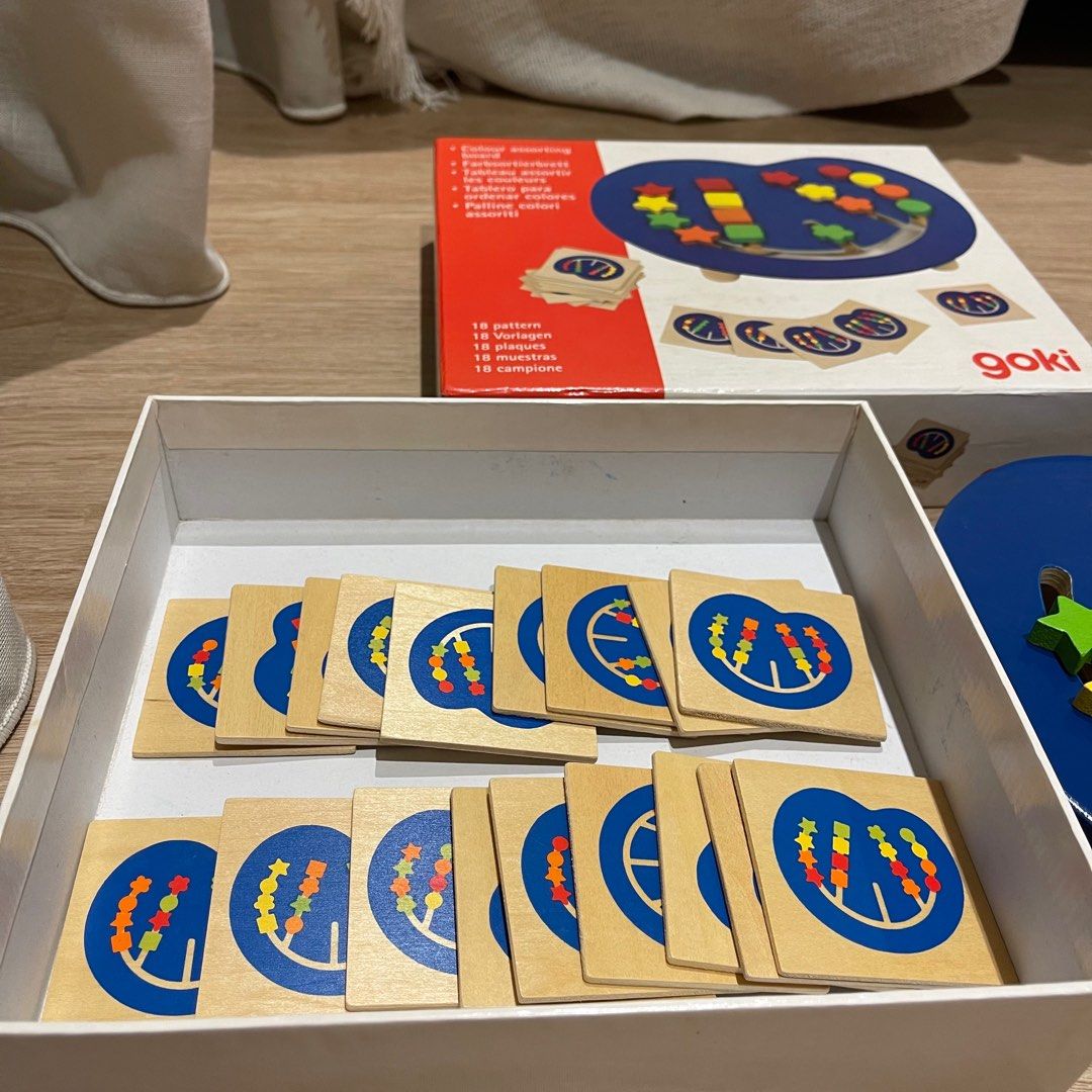 Goki Colour Assorting Board (wooden toys), Hobbies & Toys, Toys & Games ...