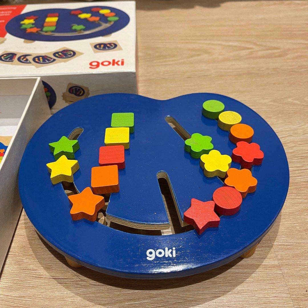 Goki Colour Assorting Board (wooden toys), Hobbies & Toys, Toys & Games ...