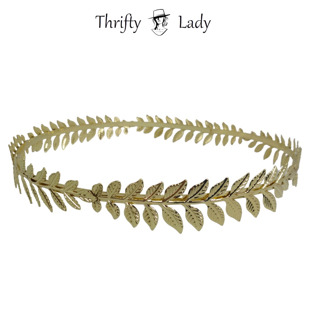Gold Wreath/Gold Leaf Headpiece (Roman/Greek Gods and Goddesses ...