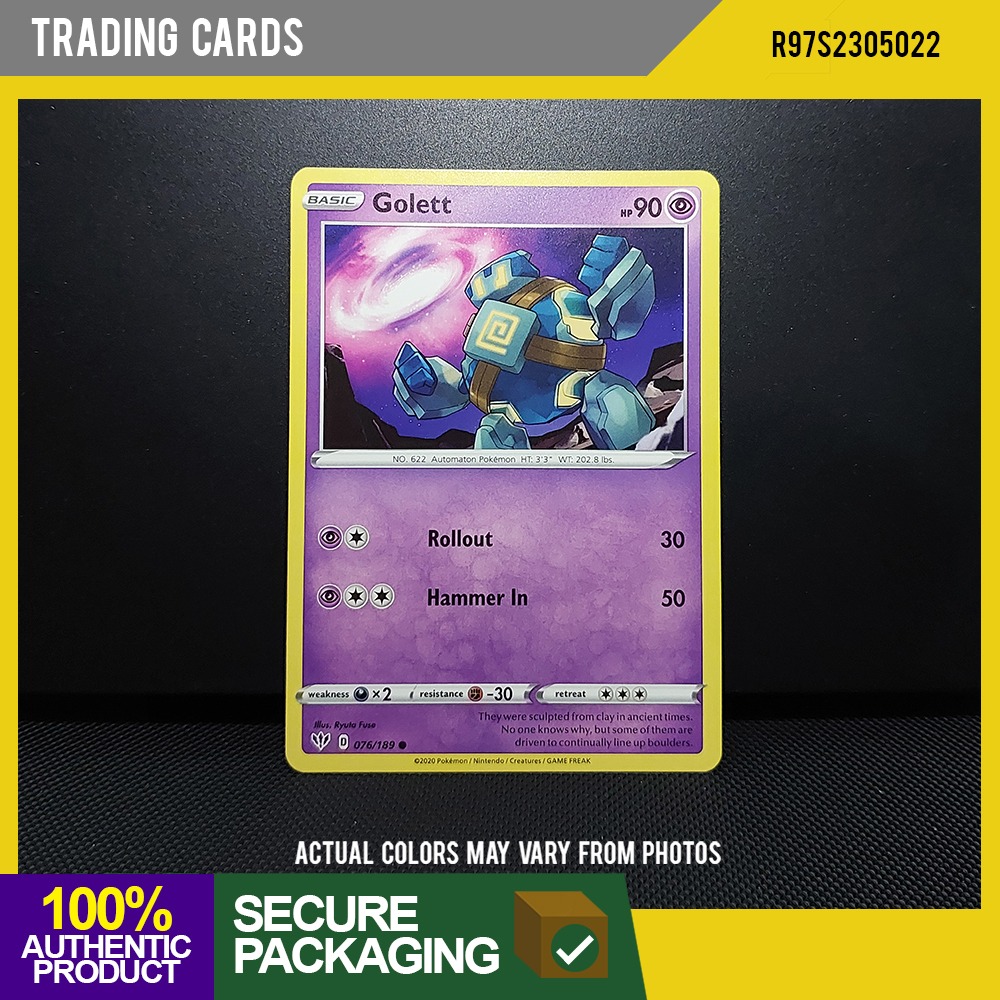 Golett (Pokemon Trading Card Game [TCG] Sword & Shield Darkness Ablaze ...