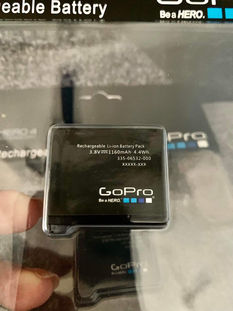GoPro HERO 4 BATTERY RECHARGEABLE LI-ION, Photography, Photography ...
