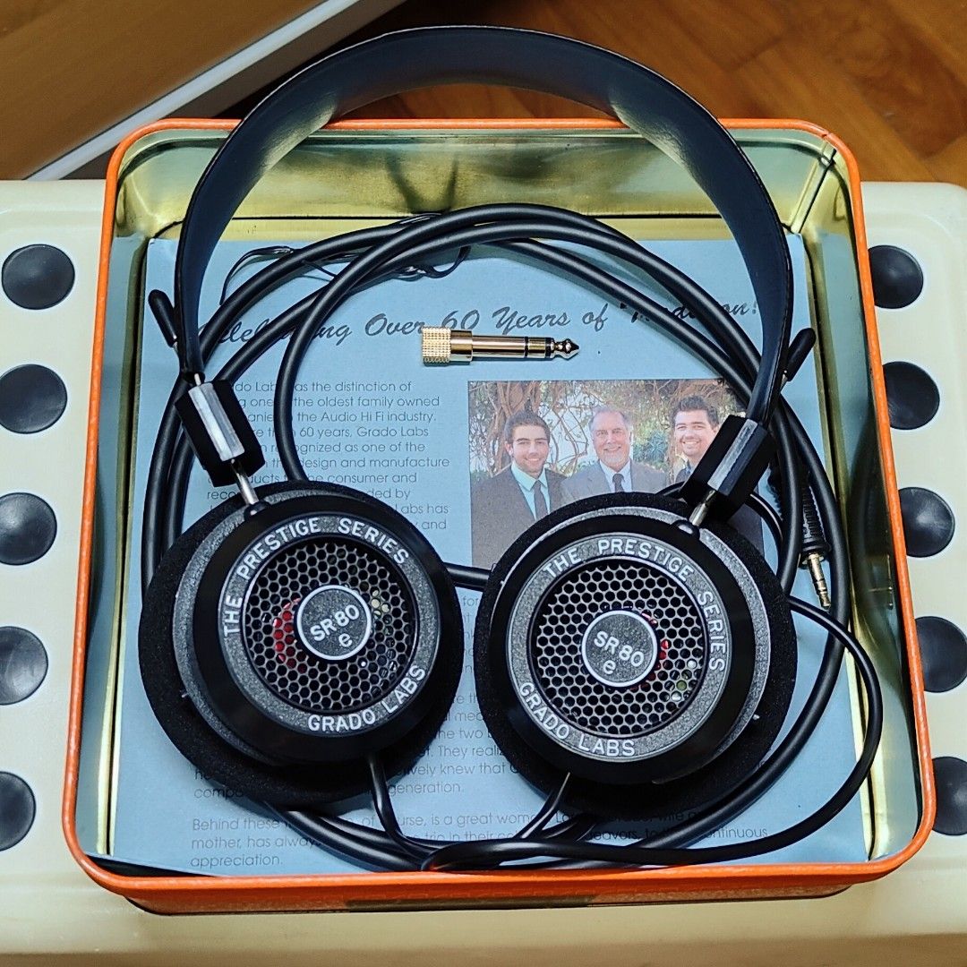 Grado SR80e Grado Labs The Prestige Series, Audio, Headphones ...