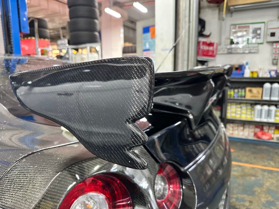GTR R35 CARBON FIBRE NISMO WING w BRAKE LIGHT, Car Accessories ...