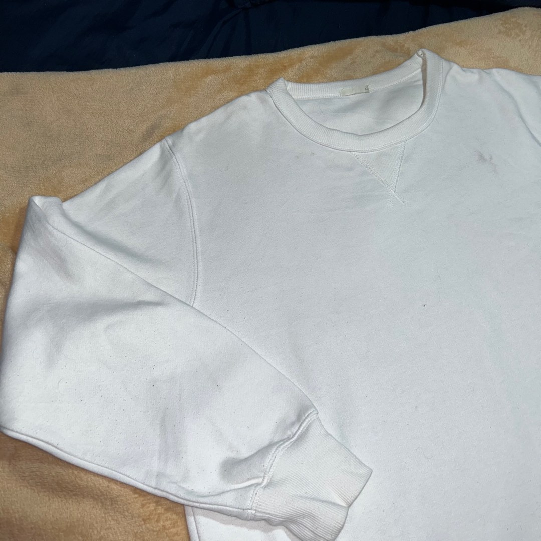 GU Uniqlo white sweater on Carousell