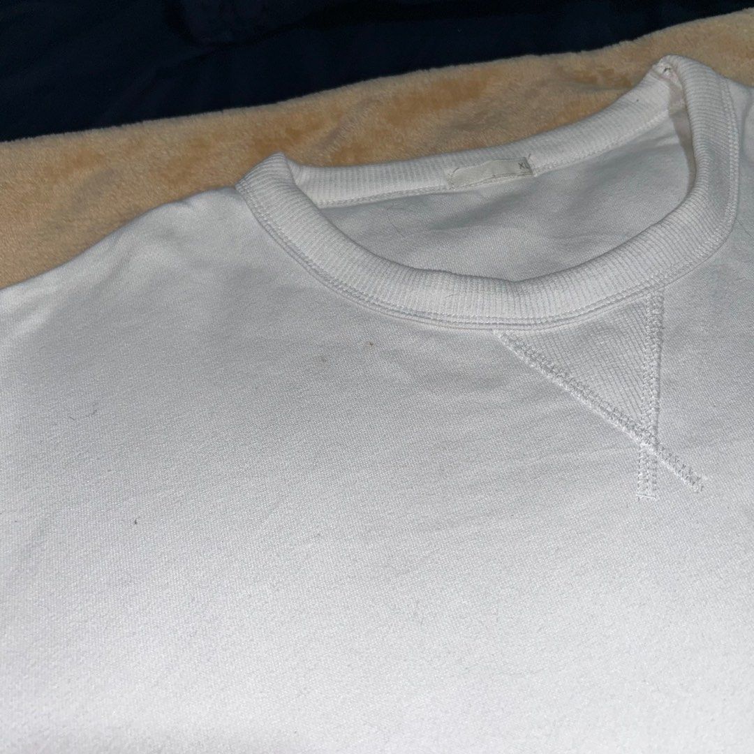 GU Uniqlo white sweater on Carousell