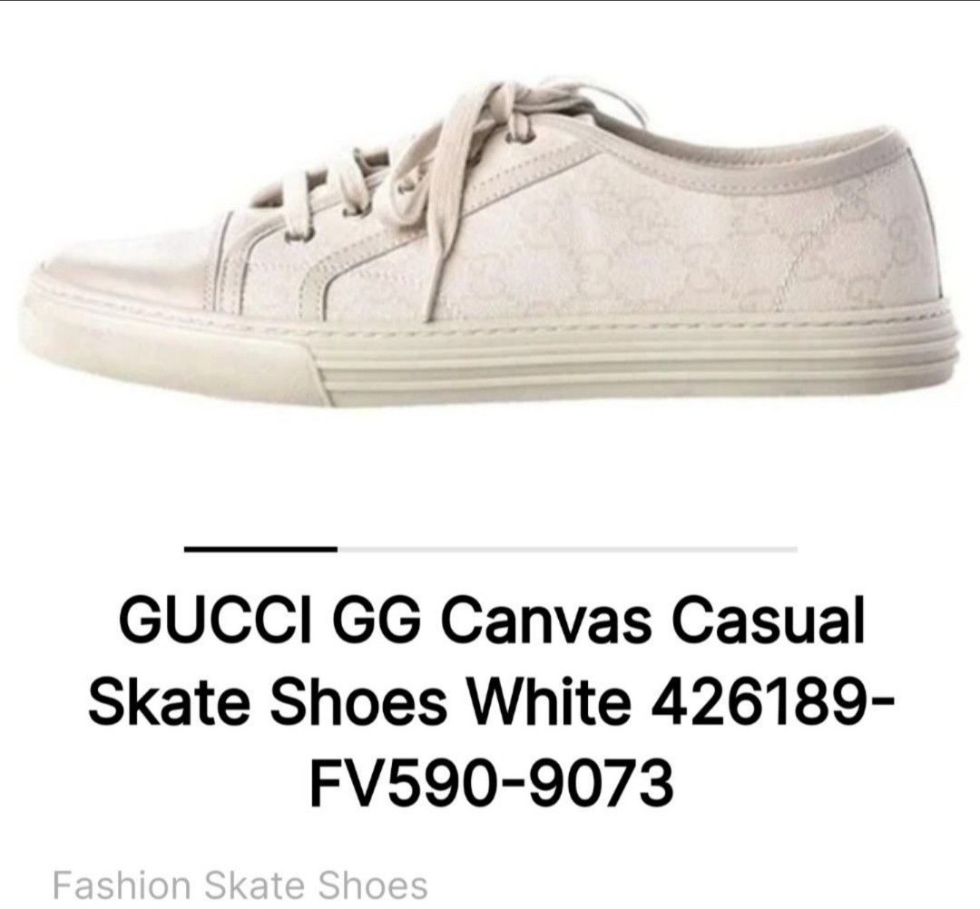 Gucci Canvas Skate Shoe, Luxury, Sneakers & Footwear on Carousell