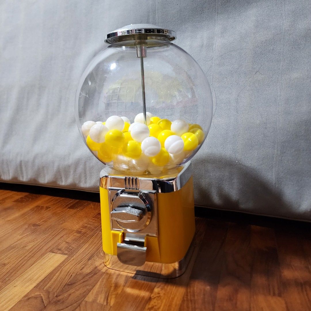 Gumball Machine Yellow, Hobbies & Toys, Toys & Games on Carousell