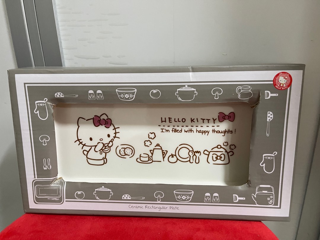 Hello Kitty Sanrio Ceramic Plate, Food & Drinks, Other Food & Drinks on ...