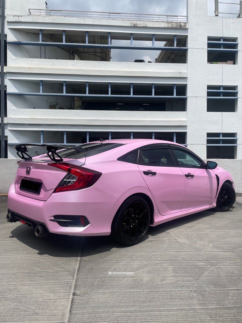 Wrap Pink Honda Civic