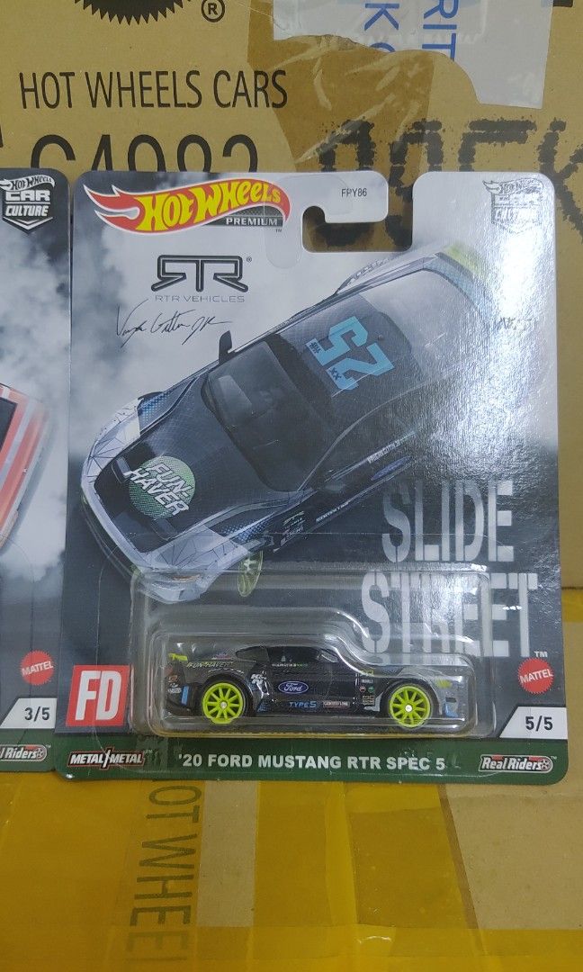 Hot Wheels Street Slide Nissan Supra Silvia Mustang Toyota AE86 ...