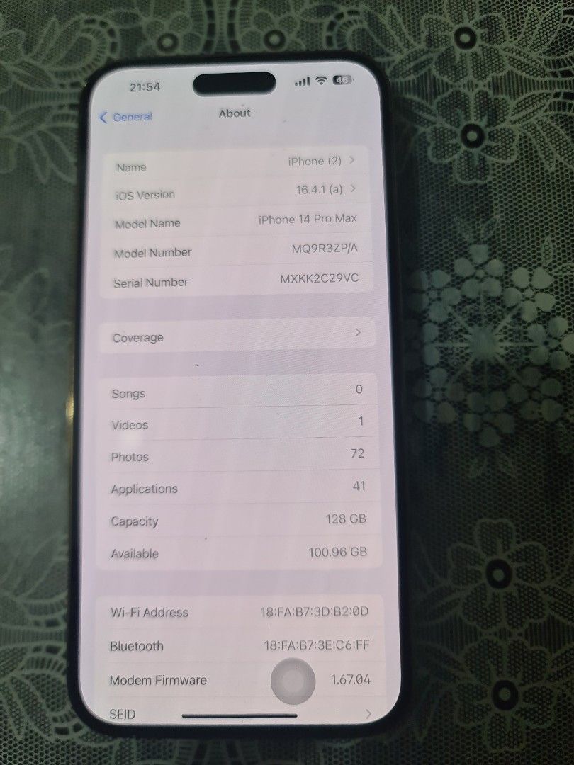 Hp ipone 14 promax 128GB, Mobile Phones & Gadgets, Mobile Phones ...